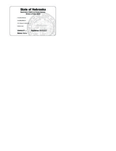 Spa License 2021 - Living Beautifully Spa